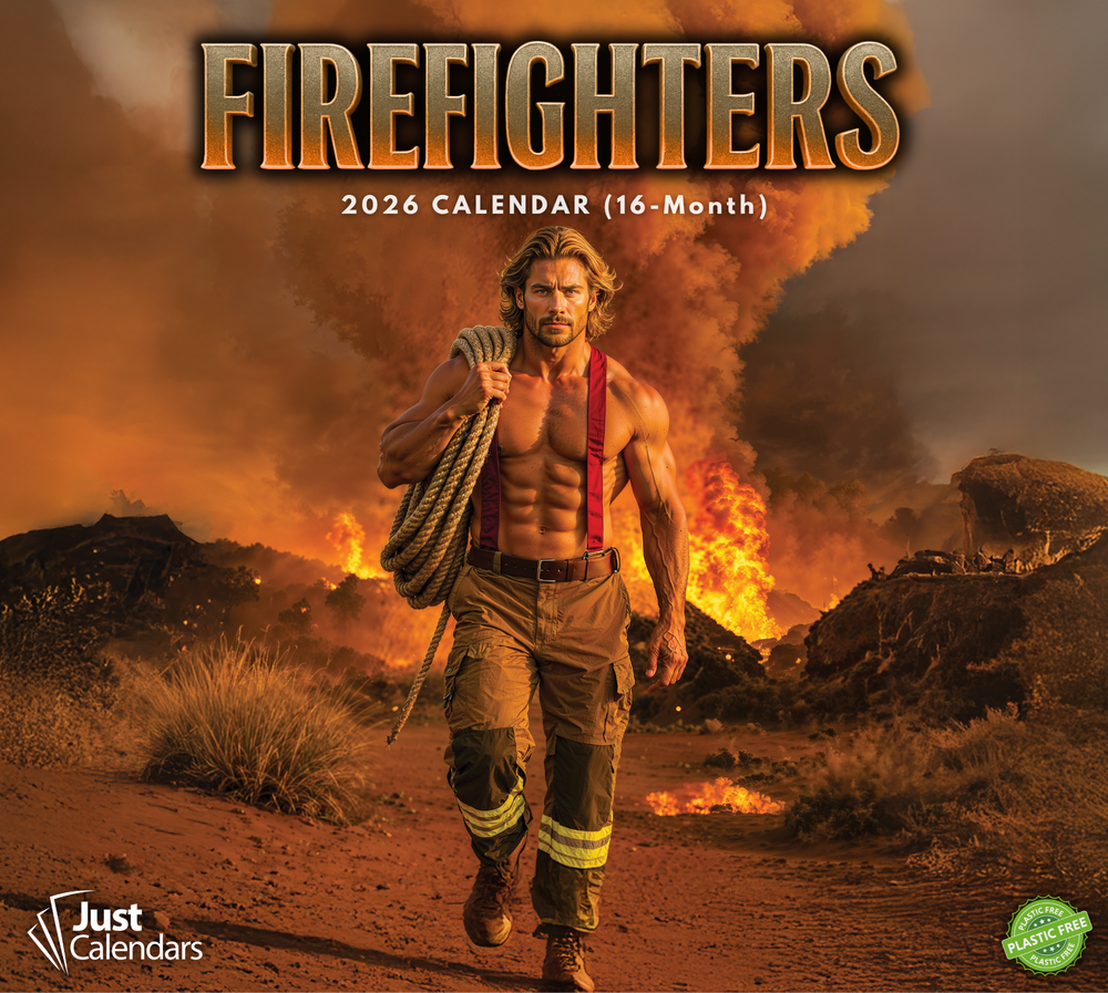 2026 Firefighters - Deluxe Wall Calendar