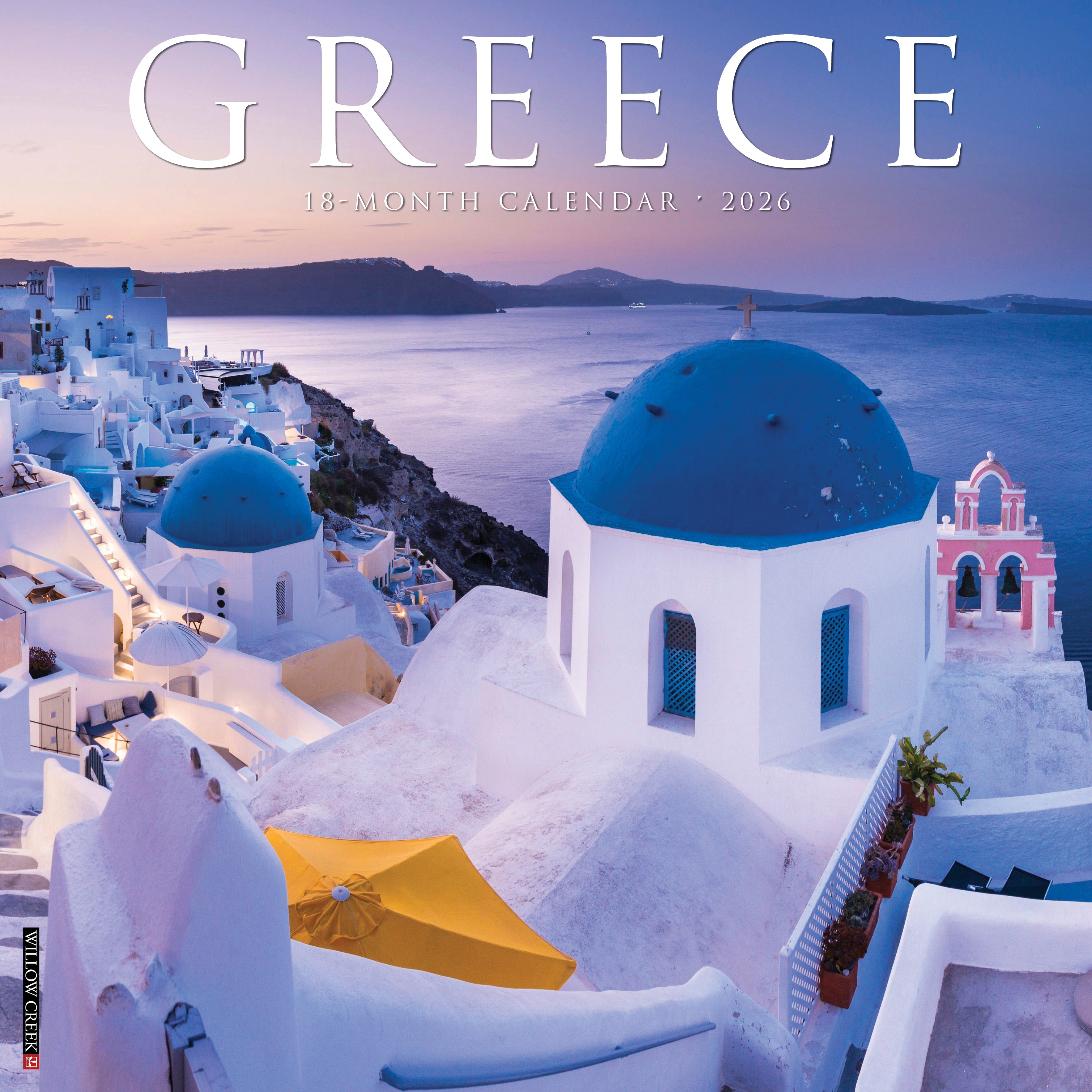 2026 Greece - Square Wall Calendar