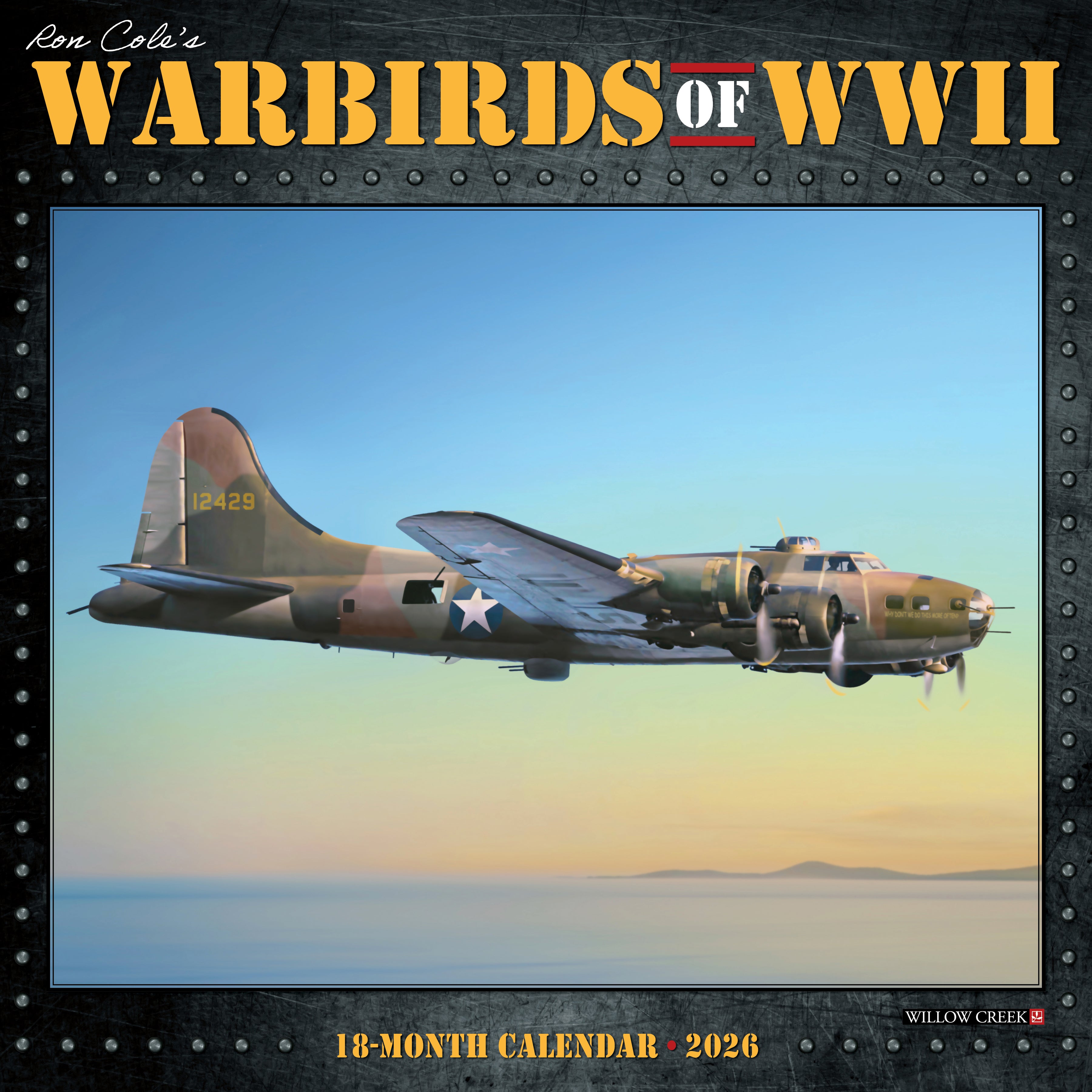 2026 Warbirds of WWII - Square Wall Calendar