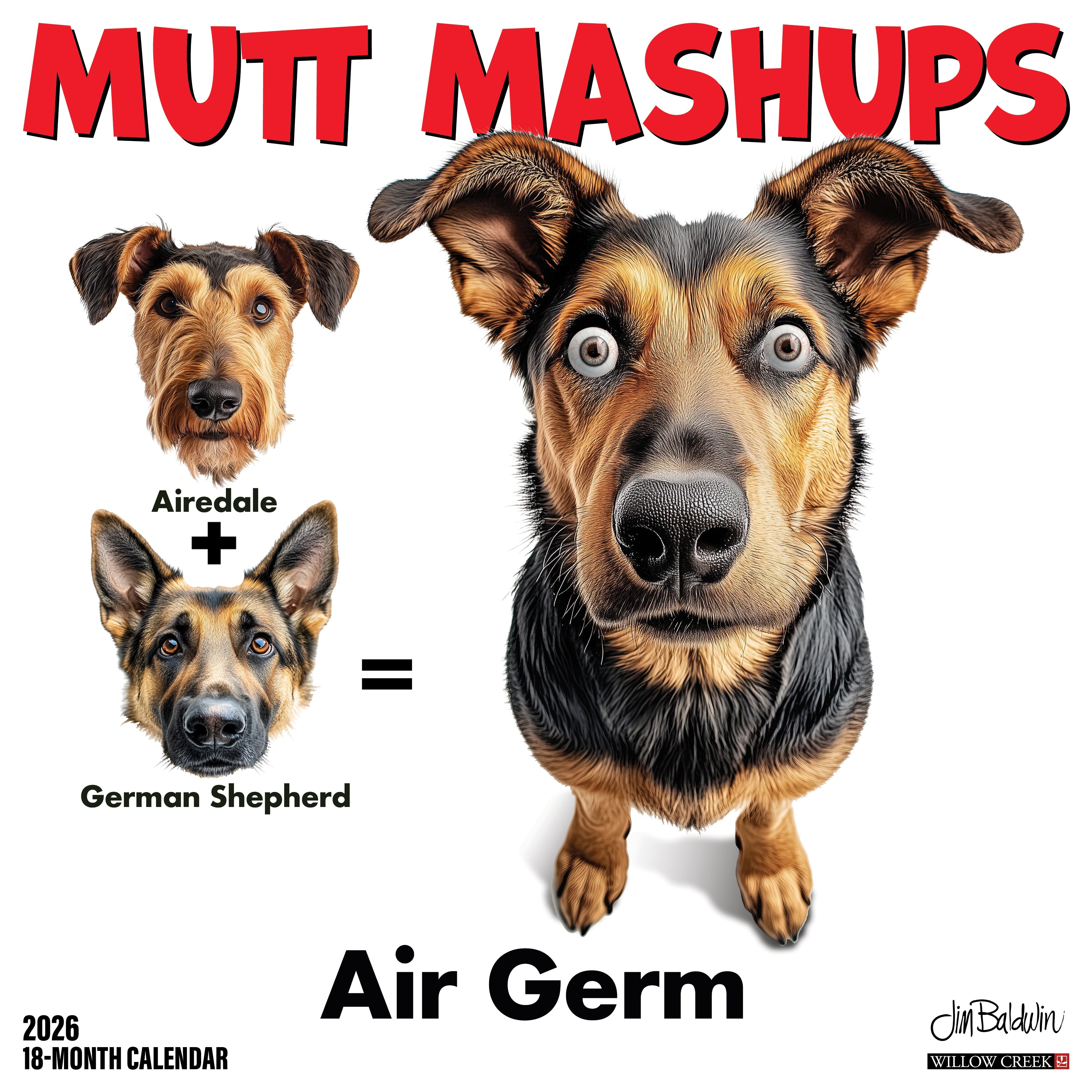 2026 Mutt Mashups - Square Wall Calendar